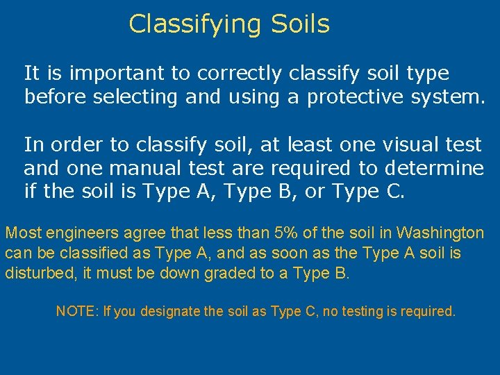 Excavation and Trenching The hazards of excavation trenching