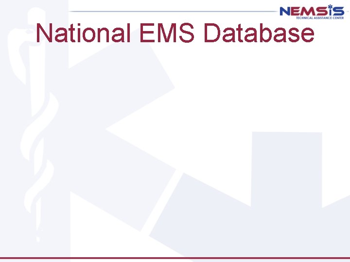 NEMSIS State of the Union NEMSIS Update Overview