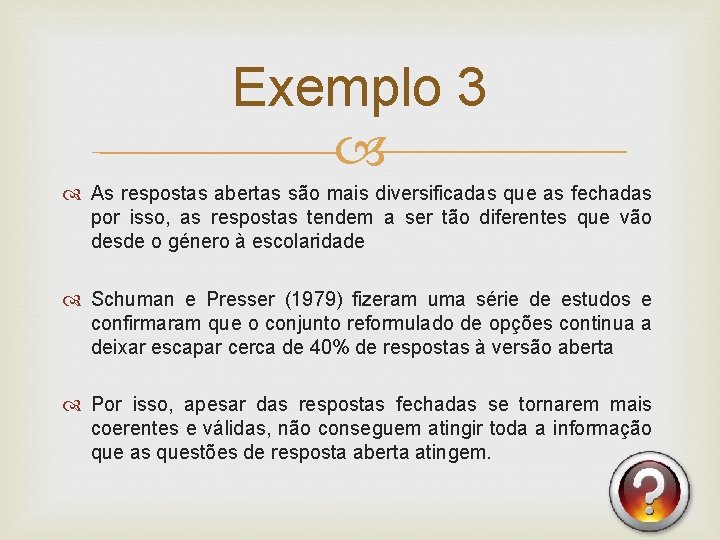 Inquritos FOODY William 1996 Como perguntar teoria e