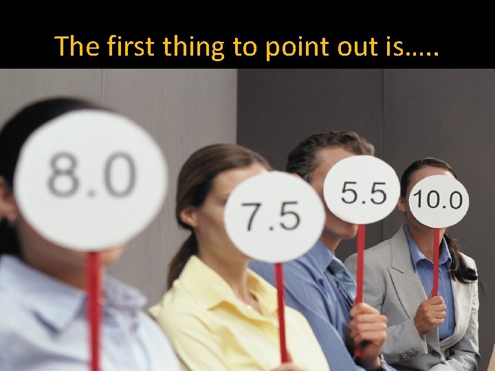 What is Evaluation The first thing to point