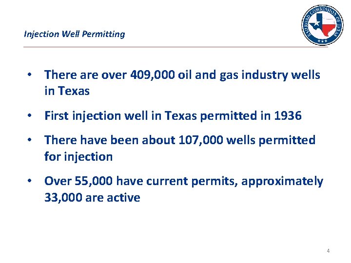 Railroad Commission of Texas Injection Well Permitting Oil