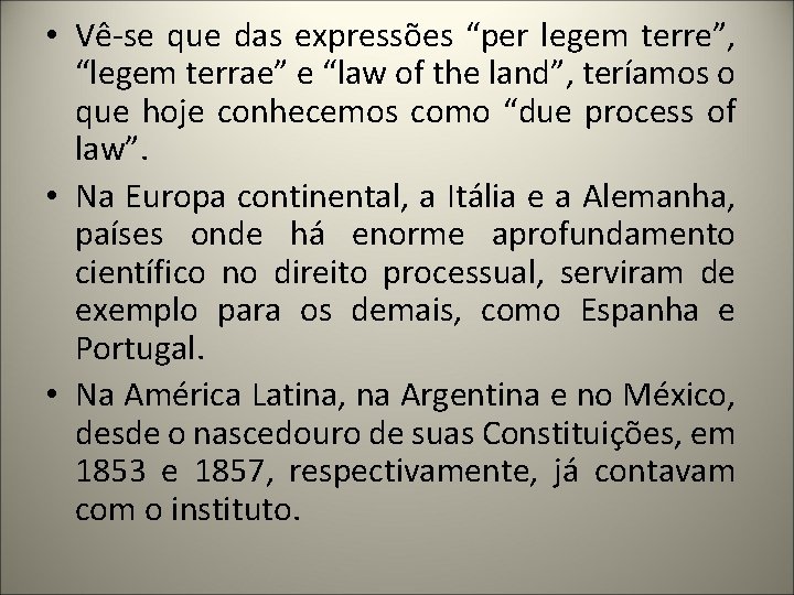 Teoria Geral do Processo Princpios Constitucionais Prof Fernando