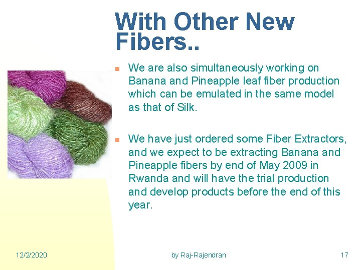 Development of Textile Industry in Rwanda 1222020 by