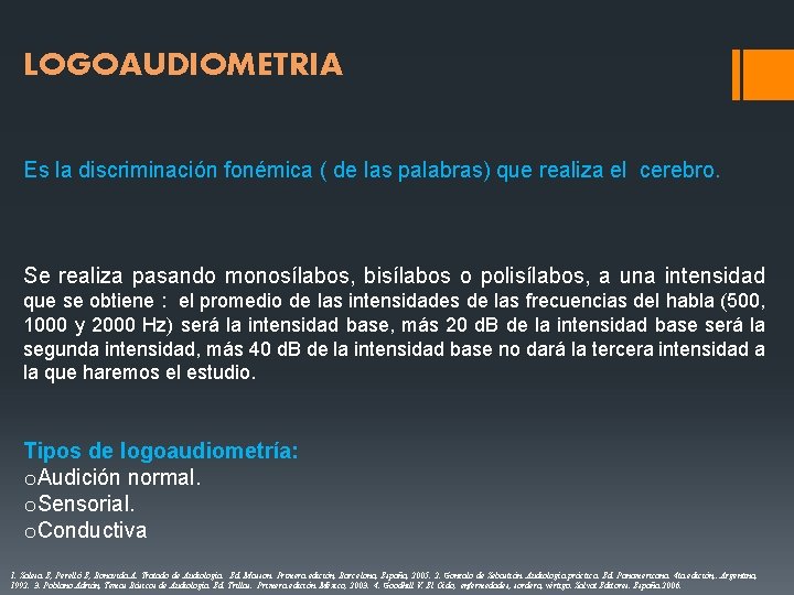 ACUMETRIA AUDIOMETRIA LOGOAUDIOMETRIA IMPEDANCIOMETRIA DR EDGAR IVAN ...