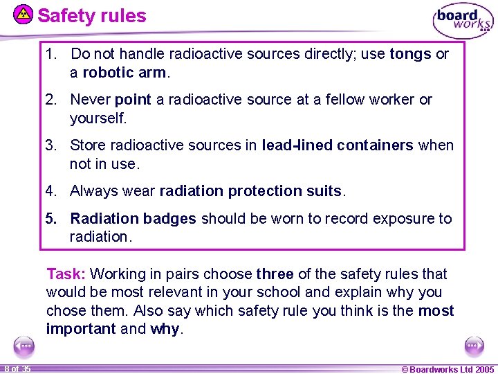 KS 4 Physics Radioactivity 1 of 35 20