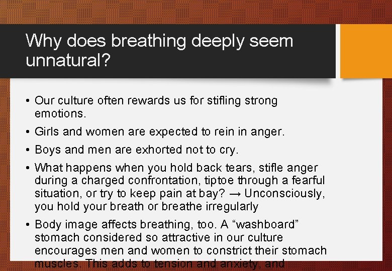 Chapter 8 Stress management strategy 8 8 Diaphragmatic