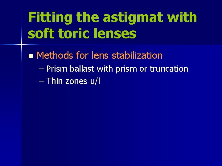 Contact Lenses Overview of basics and considerations for