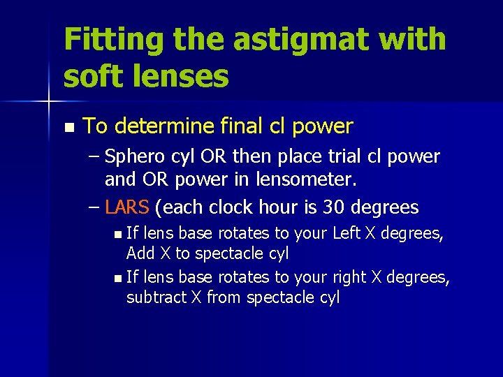 Contact Lenses Overview of basics and considerations for