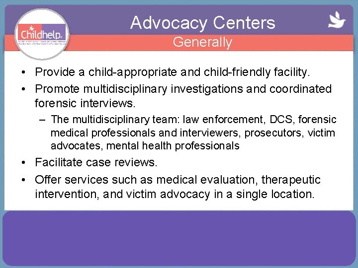 Mandatory Reporter Training Multidisciplinary Protocol for the ...