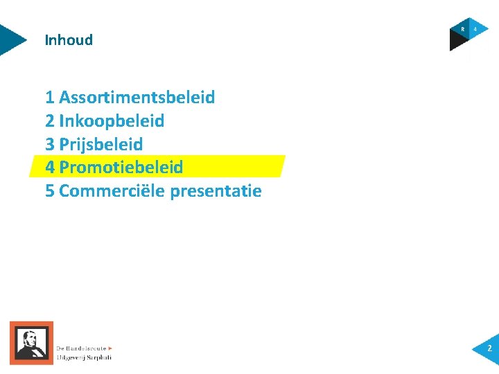 Commercieel beleid 2 Hoofdstuk 4 Promotiebeleid Wat heb