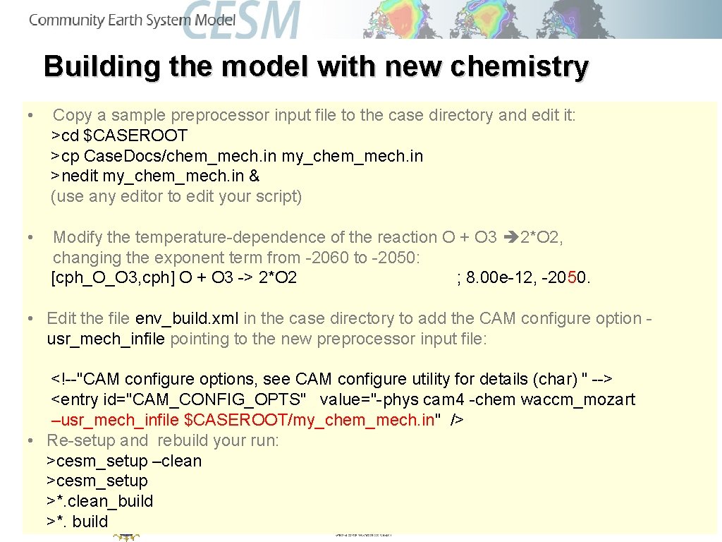 CESM 1 2 0 tutorial WACCM and CAMChem