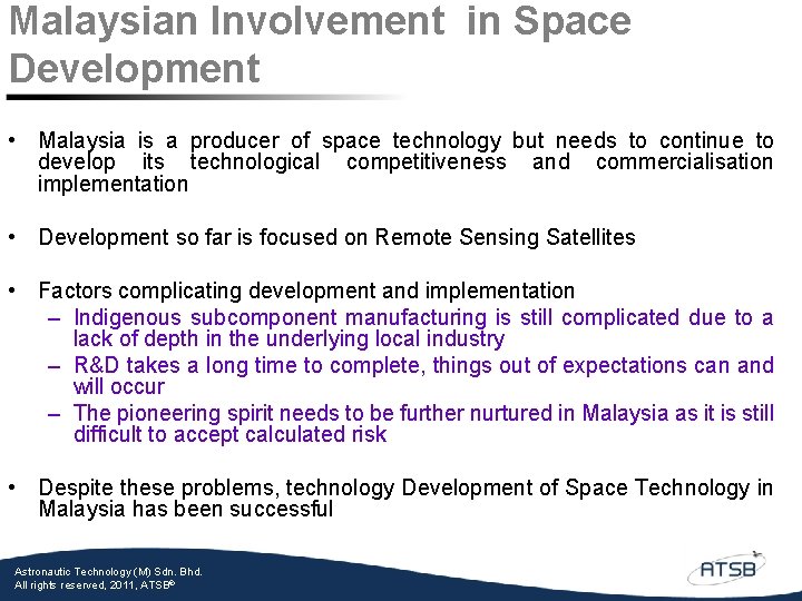 Malaysias Evolution to the Next Phase of Sustainable