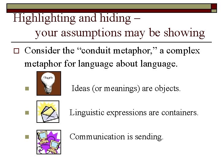 Metaphors We Live By George Lakoff Mark Johnston