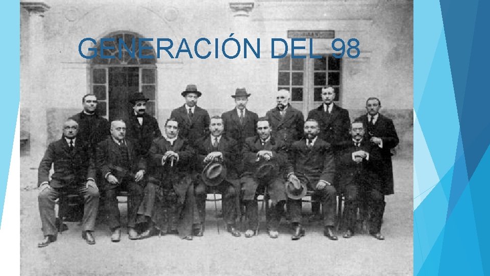 GENERACIN DEL 98 NDICE Concepto Contexto histrico Caractersticas