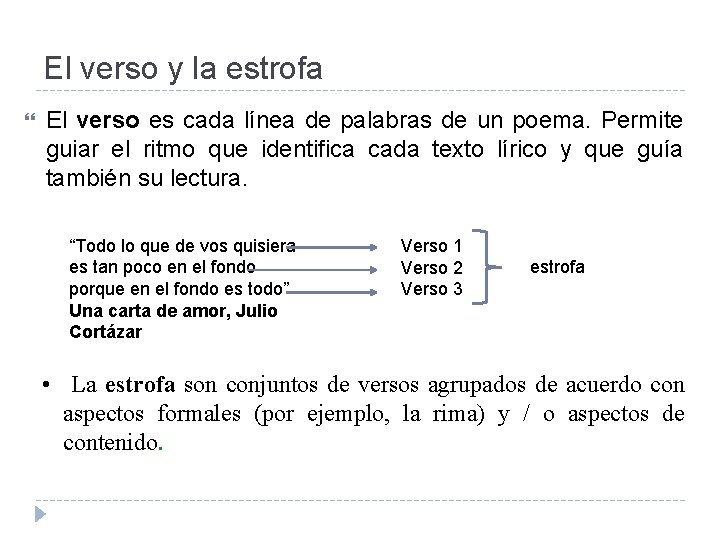 EL GNERO LRICO Objetivo de esta clase Identificar