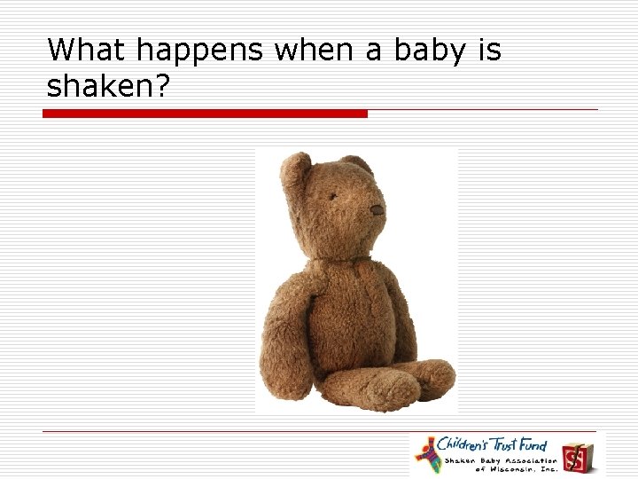 Shaken Baby Syndrome Prevention for middle school students