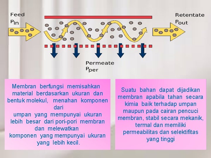 ASSALAMMUALAIKUM WR WB APLIKASI TEKNOLOGI MEMBRAN PADA PENGOLAHAN