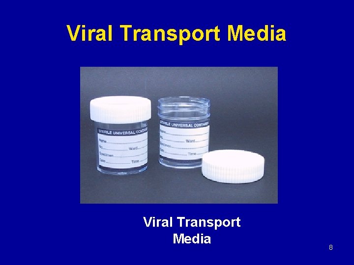 Laboratory Diagnostics Specimen Collection and Biosafety Issues May