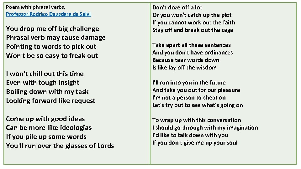 SPEAKING PART 3 AND PHRASAL VERBS Useful expressions