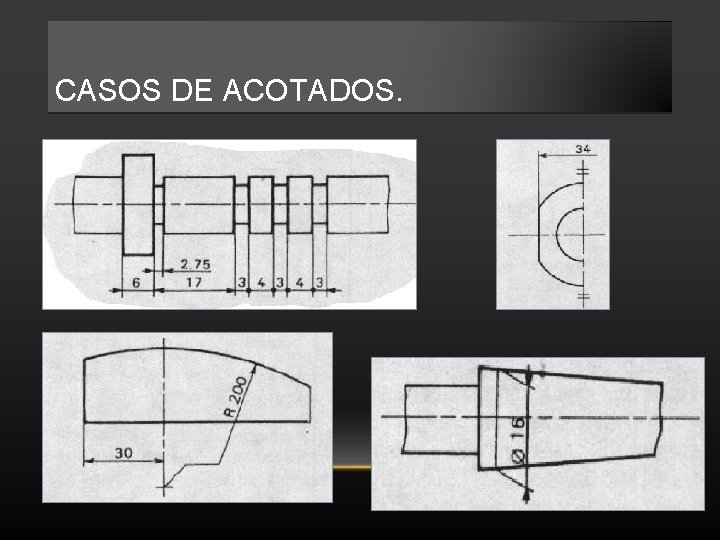ACOTADO Tcnicas y normativas FUNCIONES DE LAS COTAS