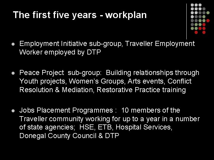 Siobhan Mc Laughlin Hugh Friel Donegal Travellers Project