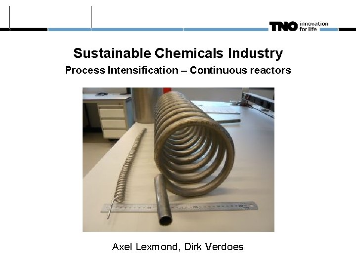 Sustainable Chemicals Industry Process Intensification Dr JeanMarie Bassett