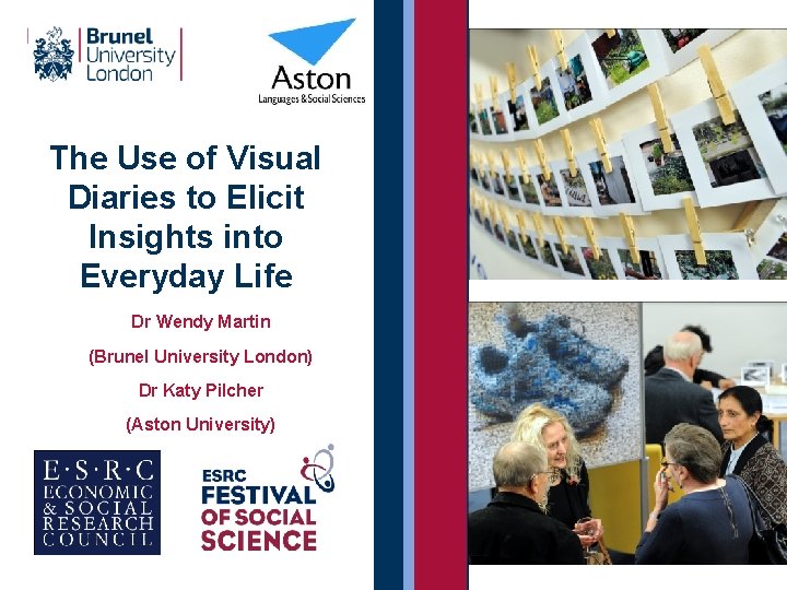 The Use of Visual Diaries to Elicit Insights
