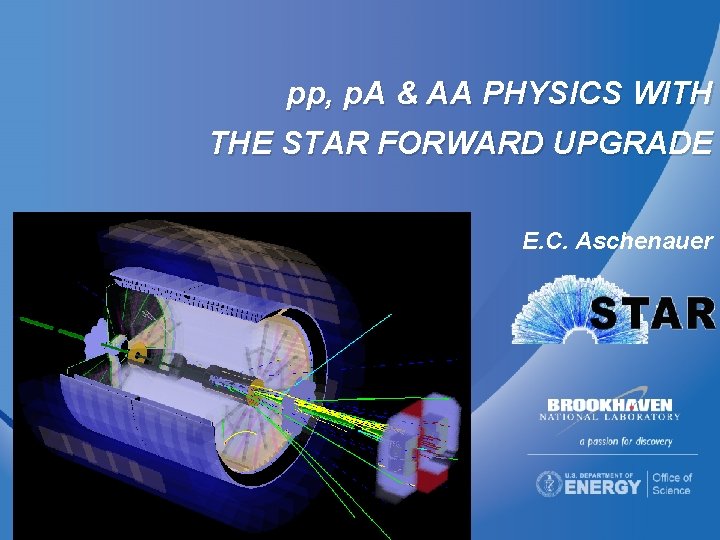 pp p A AA PHYSICS WITH THE STAR