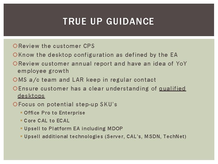 MANAGING THE ENTERPRISE AGREEMENT FOR SUCCESS Craig Martyn