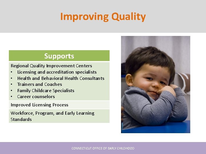 Improving Quality Informing Families Early Childhood Education Cabinet