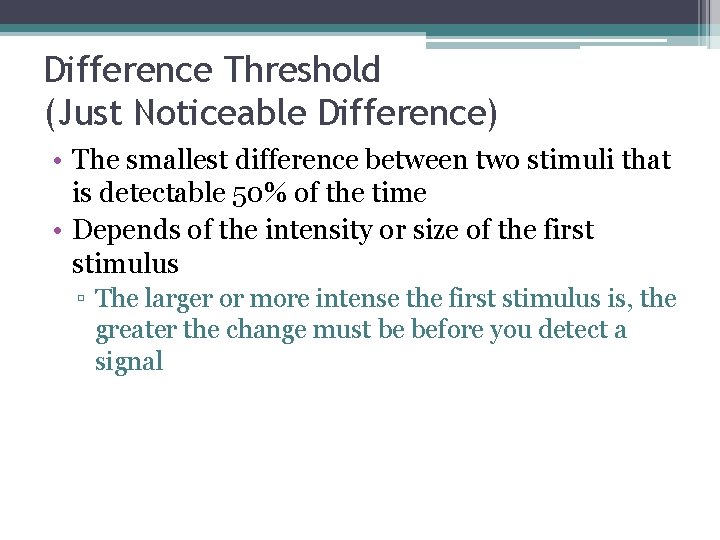 The ABCs of Sensation and Perception Review of