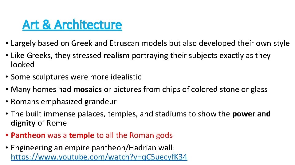 Ancient Rome and the Rise of Christianity Notes
