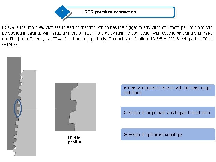 HS Series Premium Connections 1 HSM1 premium connection