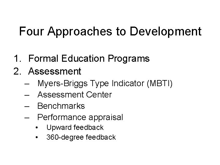 Chapter 9 Employee Development Objectives 1 2 3