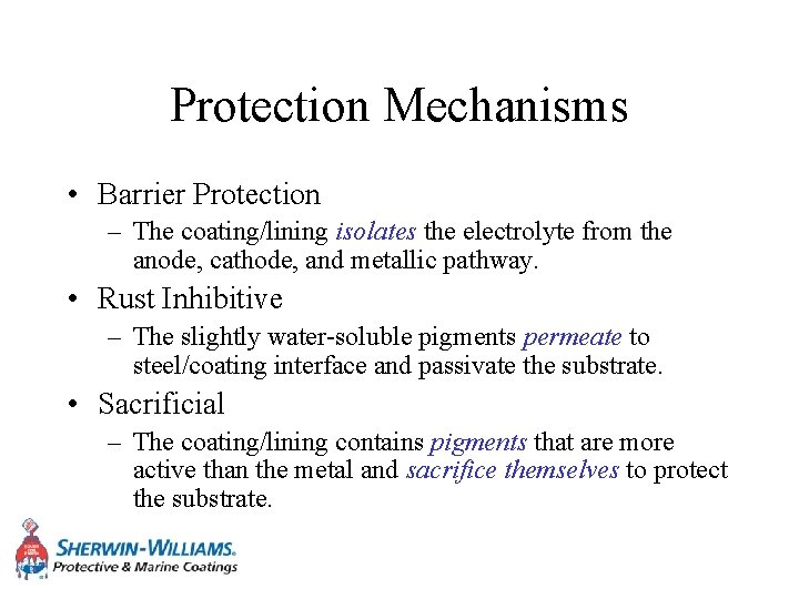 Selecting the Proper CoatingLining System Kevin Morris Market