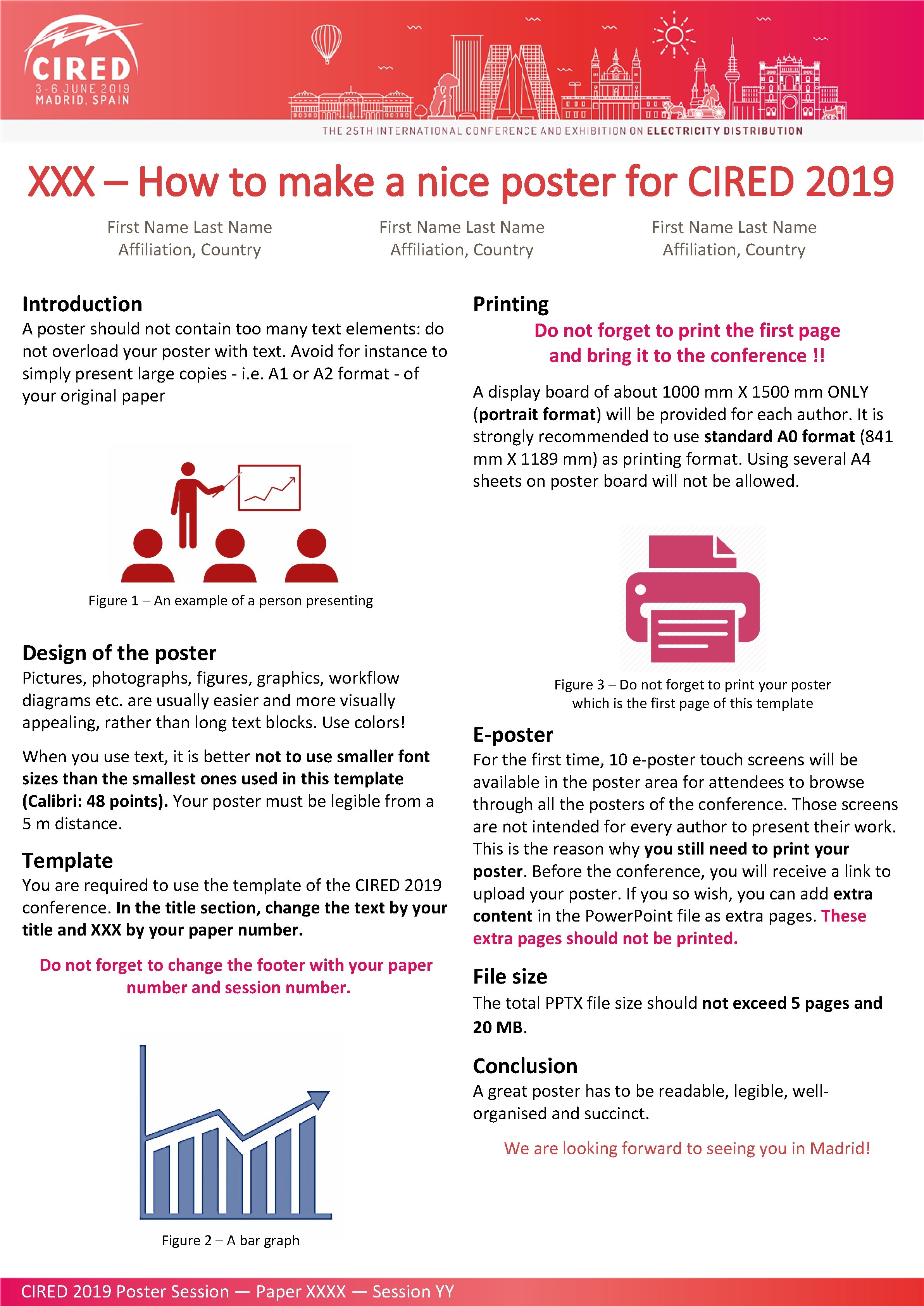XXX How to make a nice poster for