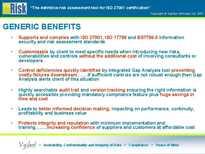 The definitive risk assessment tool for ISO 27001