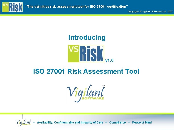 The definitive risk assessment tool for ISO 27001