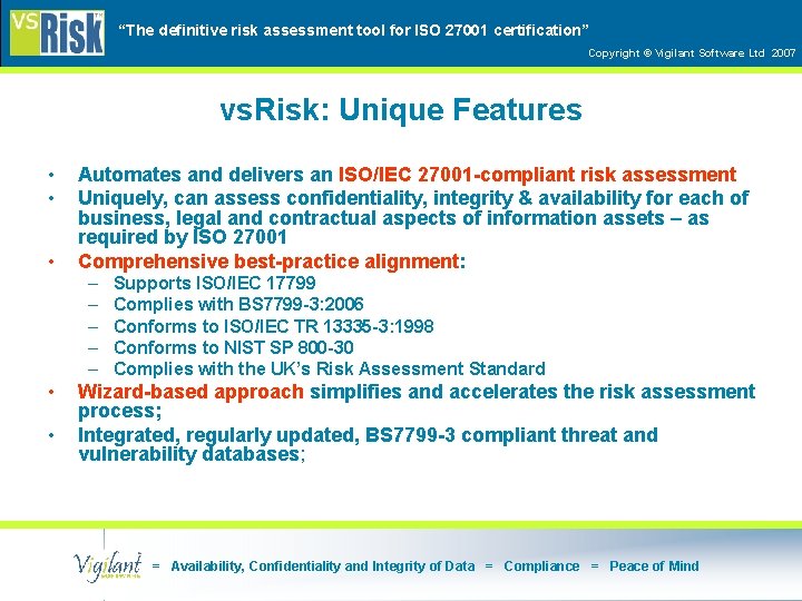 The definitive risk assessment tool for ISO 27001