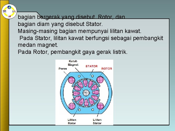 GENERATOR DC TEKNIK TENAGA LISTRIK TEKNIK MESIN UNIVERSITAS