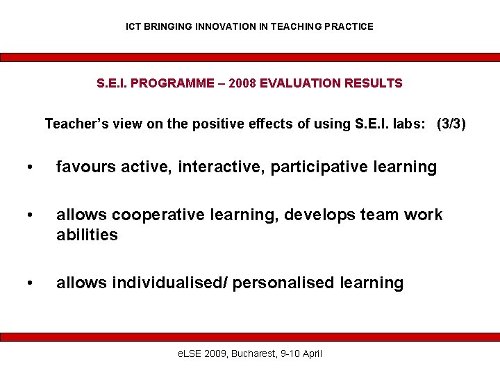 ICT BRINGING INNOVATION IN TEACHING PRACTICE Olimpius ISTRATE