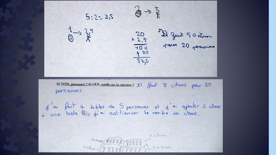 Ateliers mathmatiques La proportionnalit Comment les problmes de