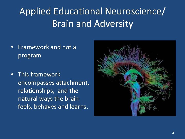 Adversity The Brain Behavior and Learning Dr Lori