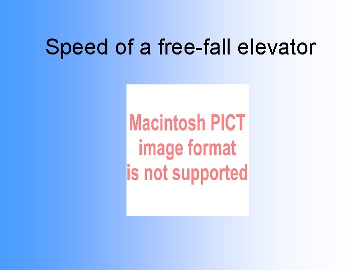 Orbiting Satellites and FreeFall Elevators Paul Robinson San