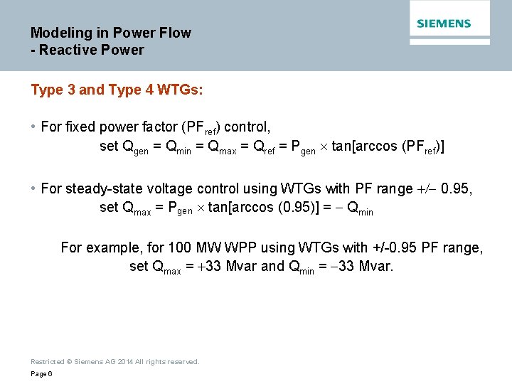 Siemens Power Technologies International 2 nd Generation Models