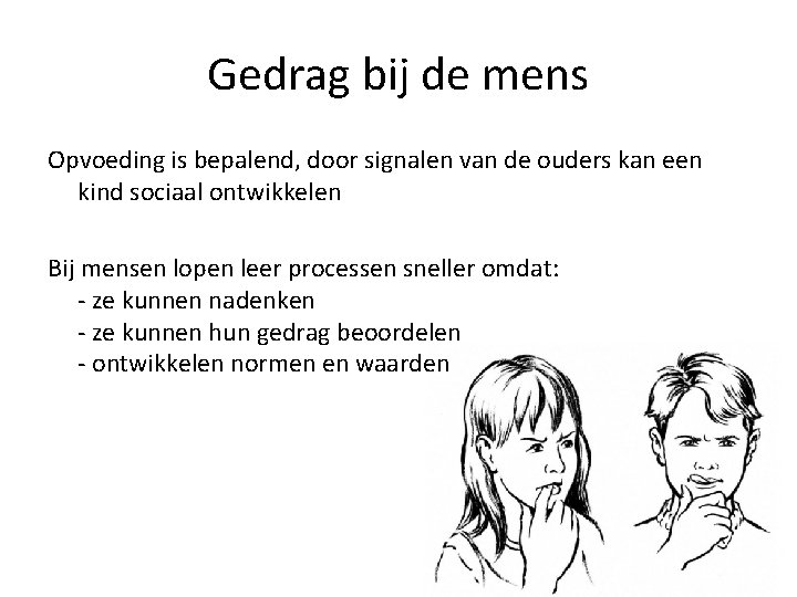 Thema 9 Gedrag 3 VMBO KGT Wat is