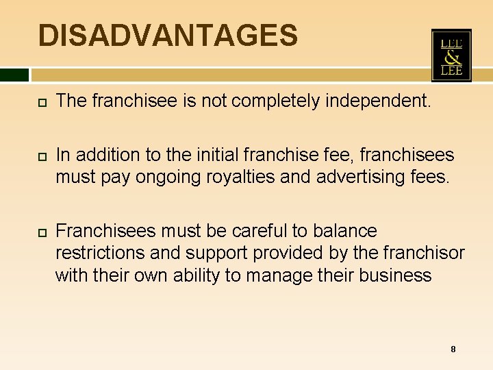 INTRODUCTION TO FRANCHISING AND ITS IMPORTANCE TO ENTREPRENEURS