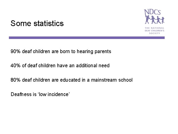 The National Deaf Childrens Society Information and publications