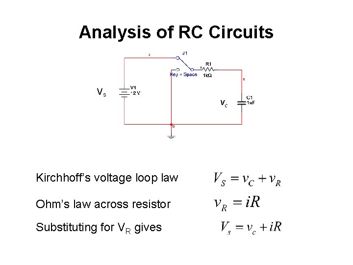 CapacitorResistor Circuits Inclass activity In pairs build this