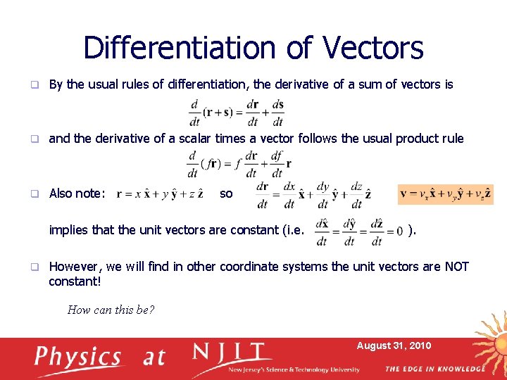 Physics 430 Lecture 1 Mass Force Newtons Laws